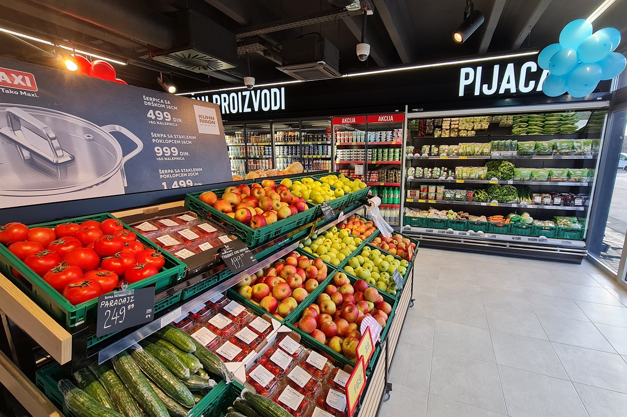 У Севојну отворен први "MAXI" супермаркет - ОГЛАСНА ТАБЛА